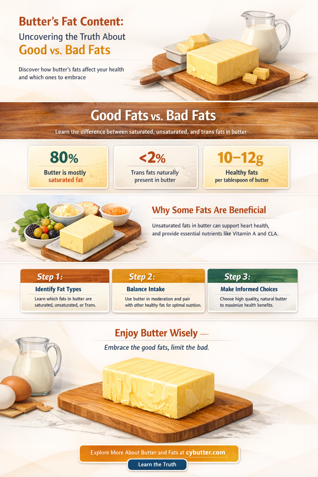Butter's Fat Content: Uncovering The Truth About Good Vs. Bad Fats ...